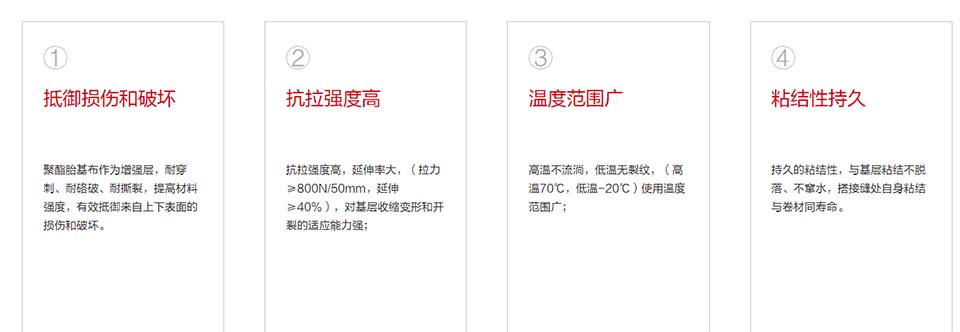 【东方雨虹】SAM-940预铺反粘沥青防水卷材